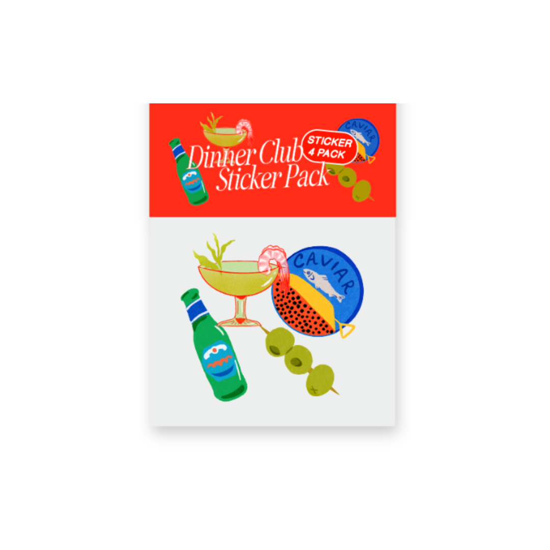 Dinner Club Sticker Pack – Mel Andrel